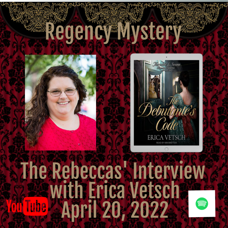 Interview with Erica Vetsch – Rebecca and Rebecca